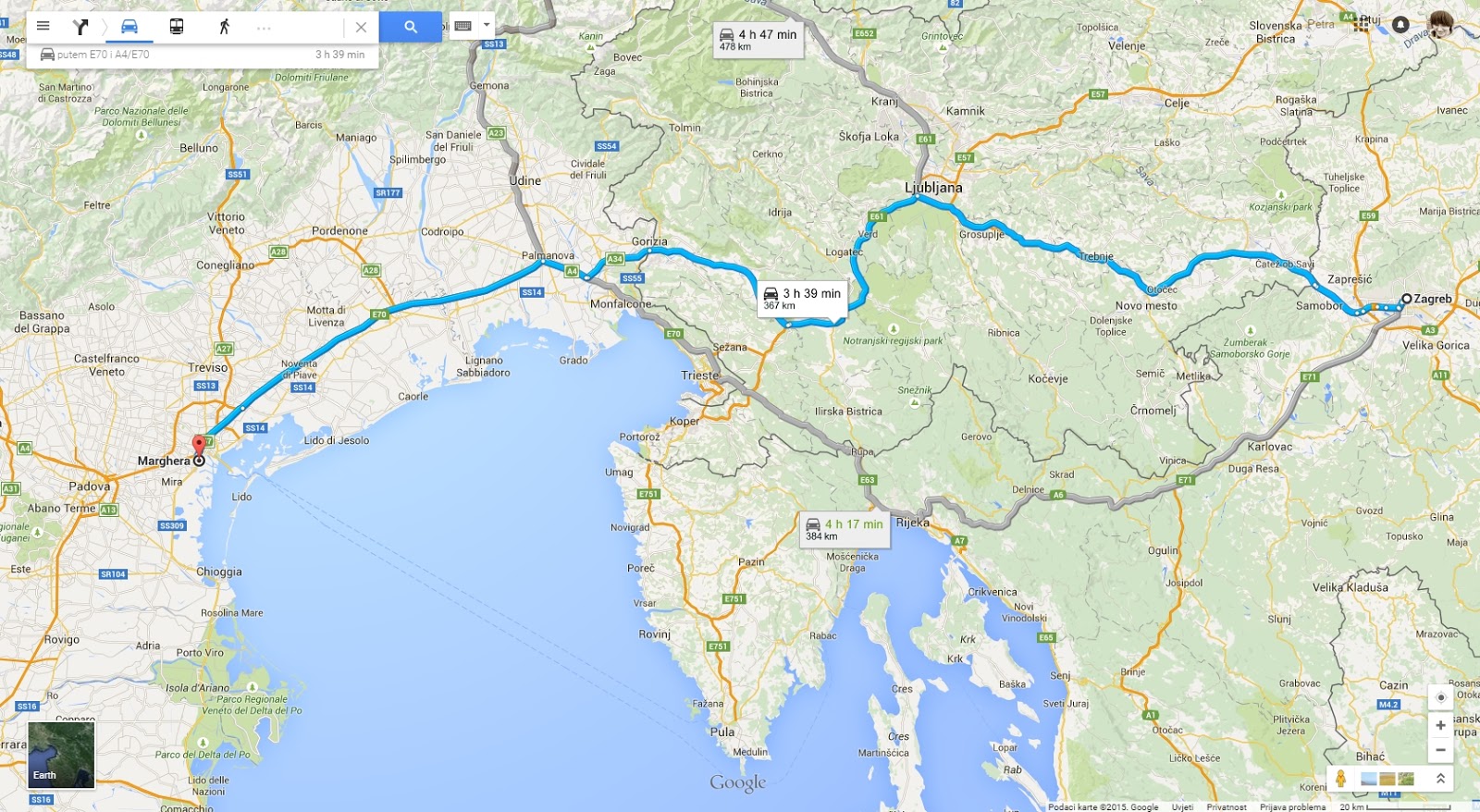 Organizacija putovanja (pakiranje za jednodnevni izlet + Venecija autom ...