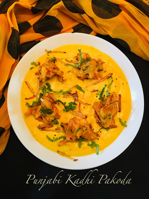 Punjabi Kadhi Pakoda - From Sushma's Kitchen