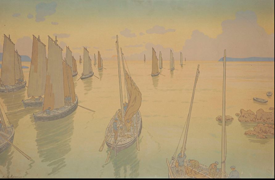 historic-marine-france: HENRI RIVIERE 1864-1951.