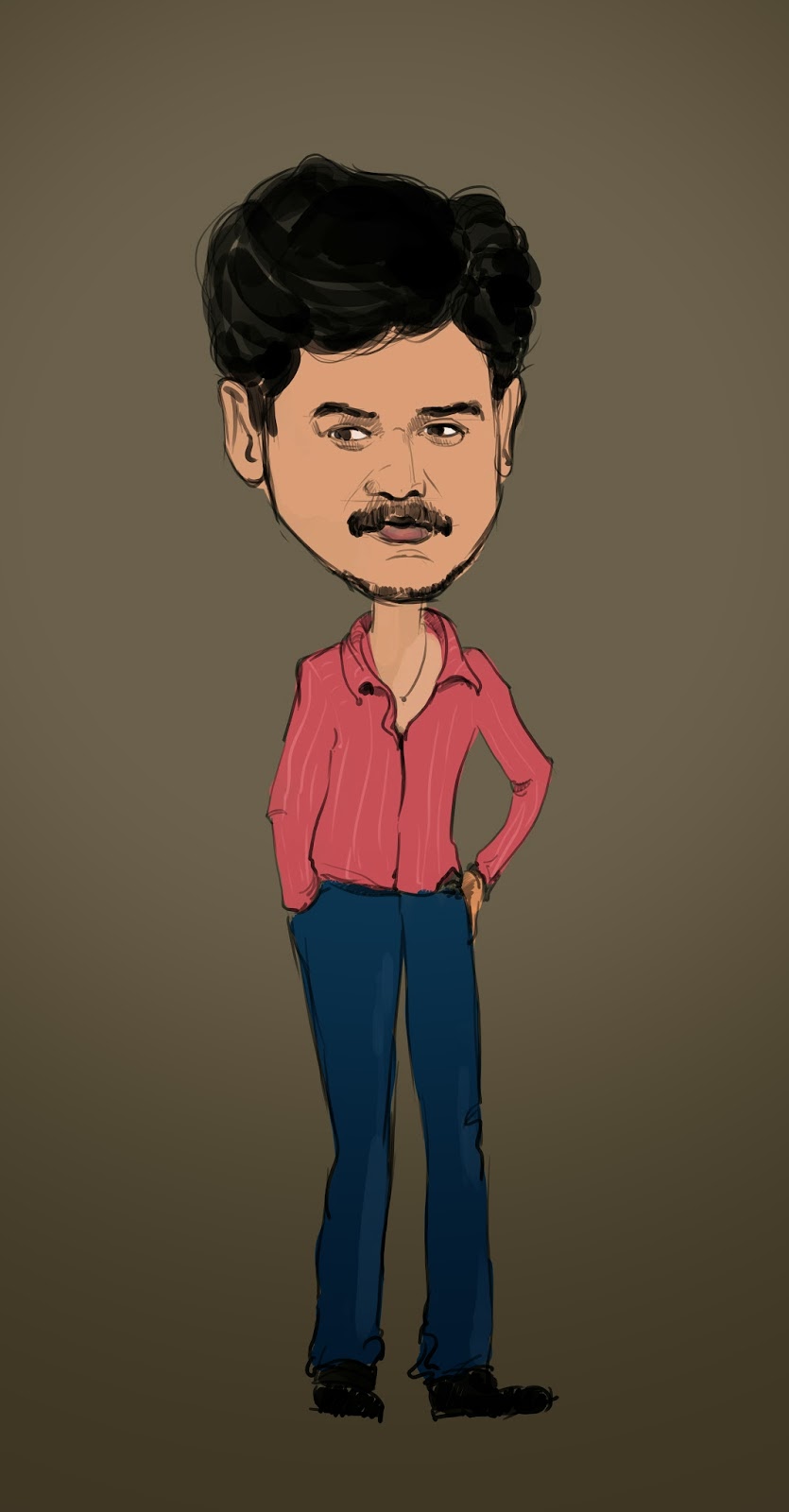 mattepainting vijay: cartoon & characters