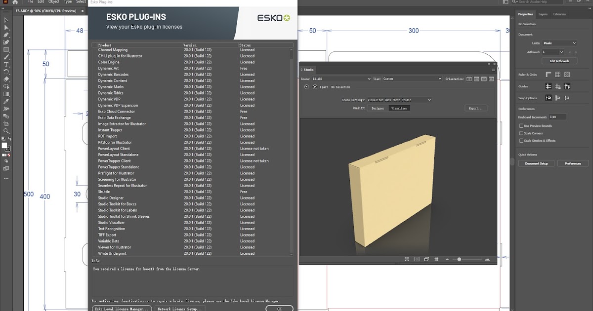 Software Solution: ESKO Studio 18.1.1 , Studio Toolkit 20.0.1 crack , Studio 20.0 / Studio 20.0. ...