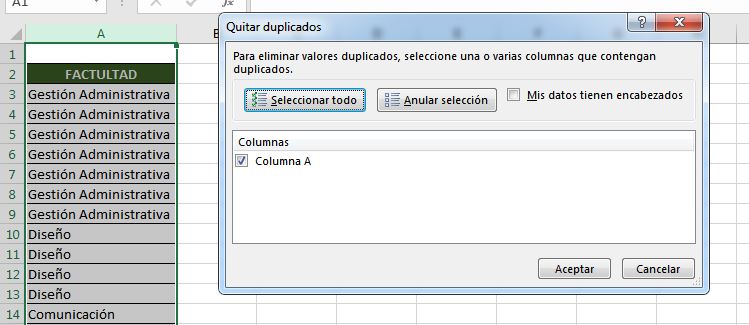 Como Eliminar datos duplicados en Excel y dejar uno solo - Aprende y ...