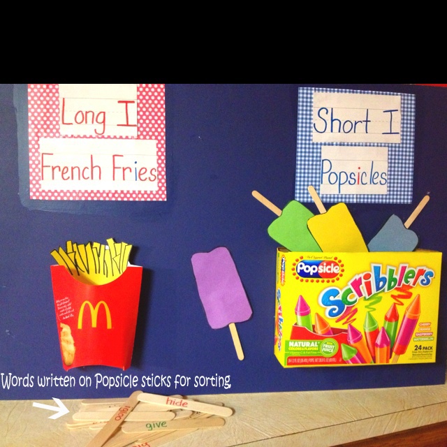 Scribbles and DIBELS: Long I Fries...