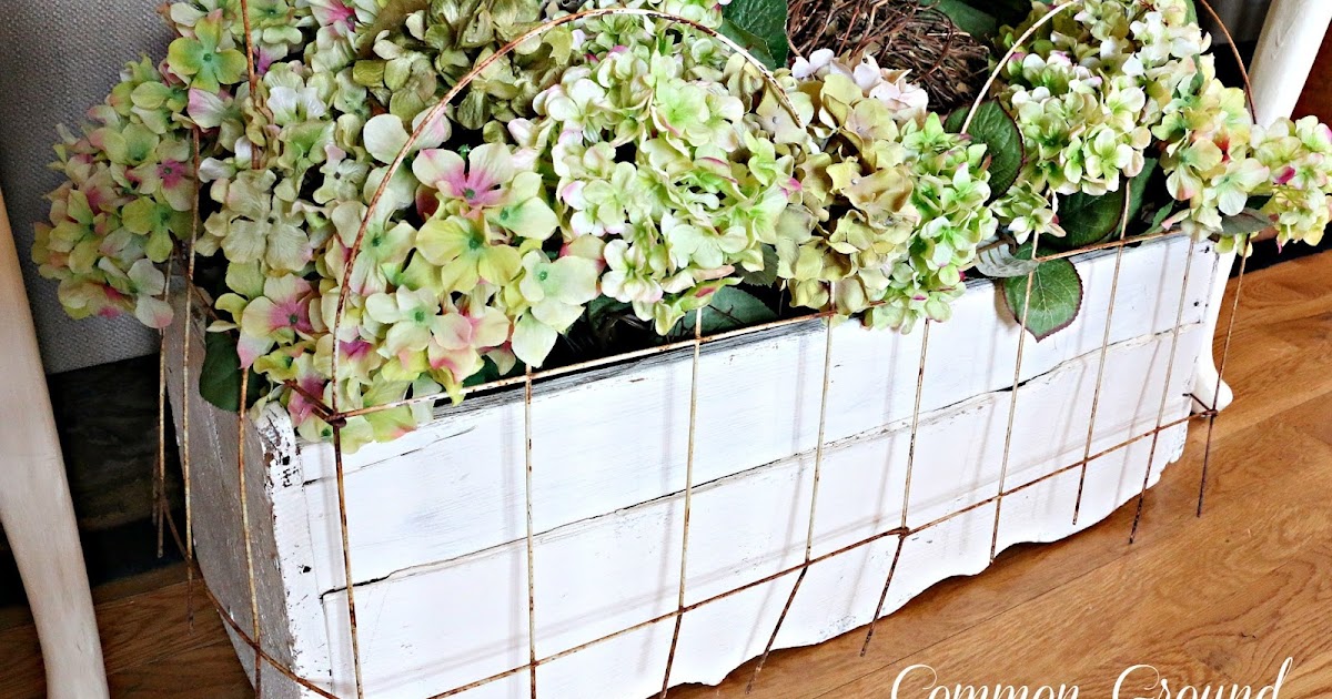common ground : Spring Window Box with Garden Fencing and a Birthday ...