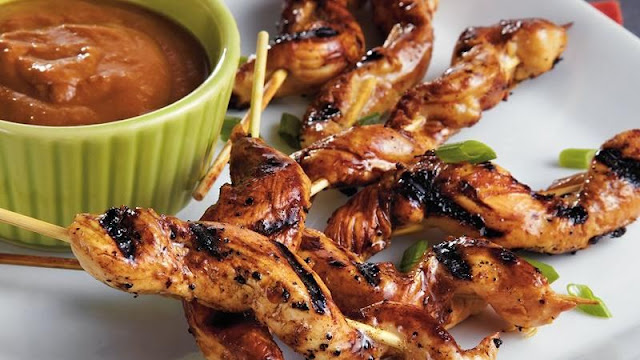 Cluster of the Week: Chicken Grilled Sate with Ginger Peanut Sauce