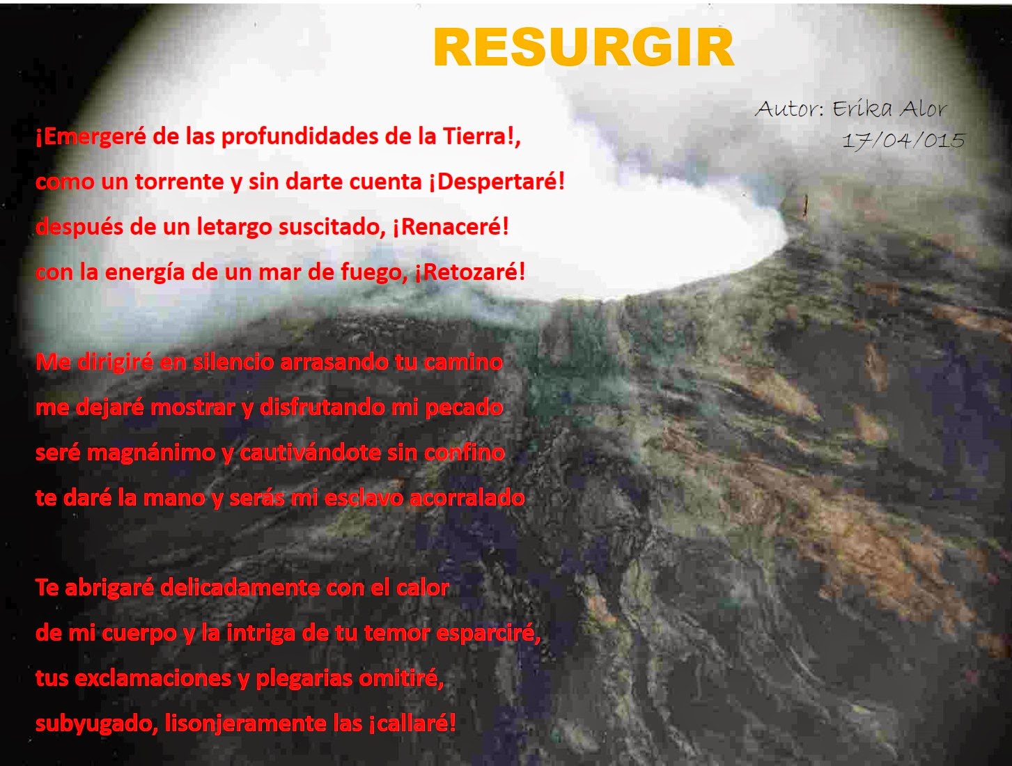 POESÍA INÉDITA : RESURGIR