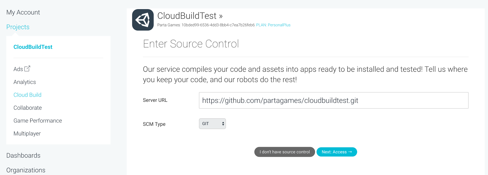 Unity cloud build only doing one - lopgateway