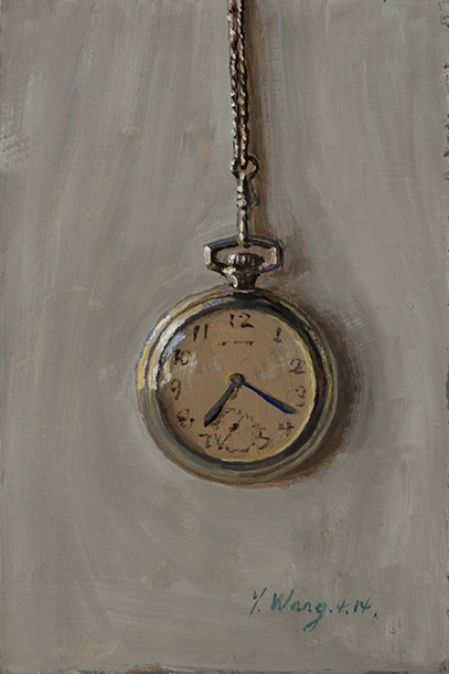 Wang Fine Art: a pocket watch daily painting a day