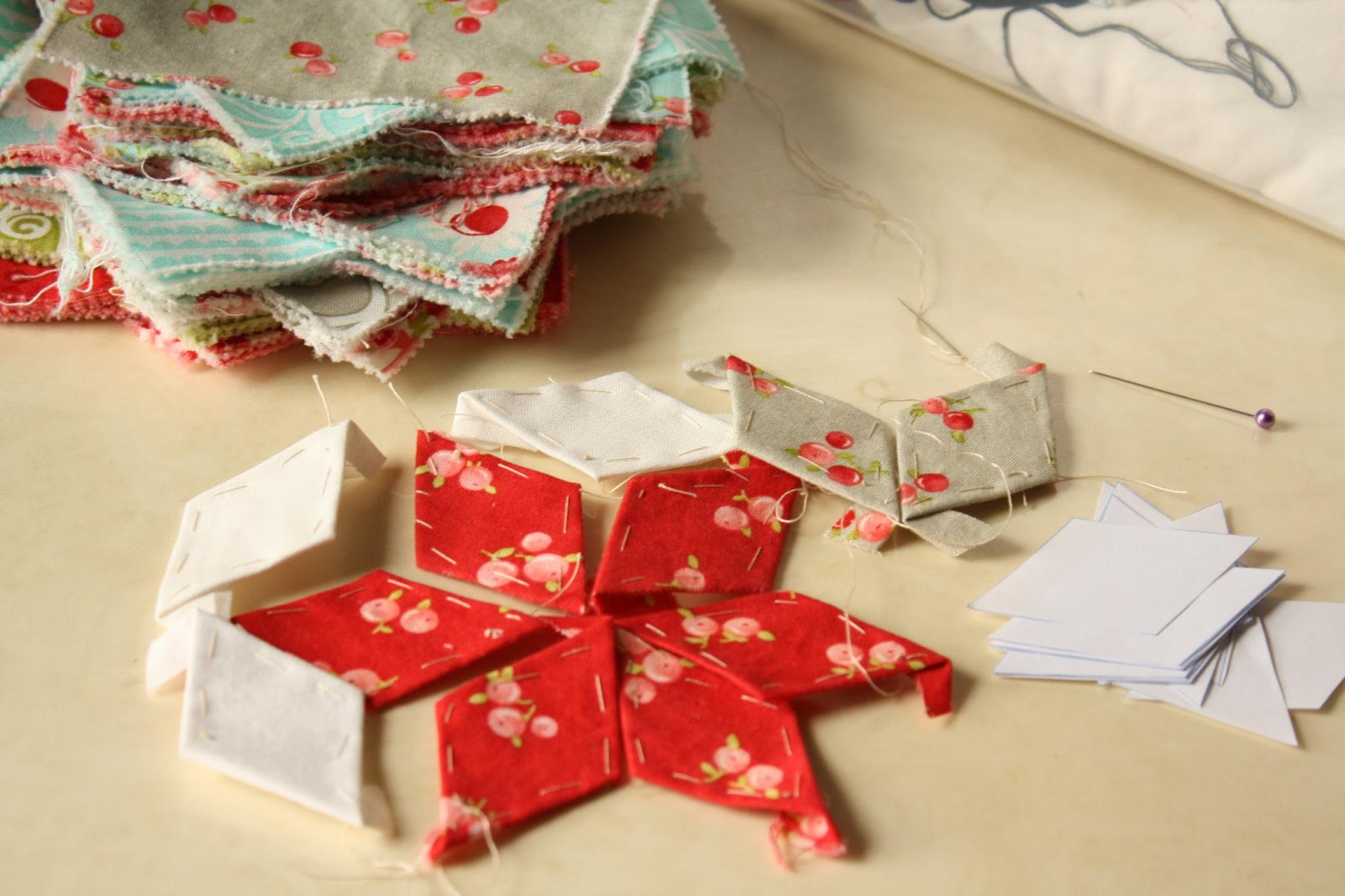 Why Not Sew? Quilts - Hand Pieced Quilt Blocks - Clover & Violet