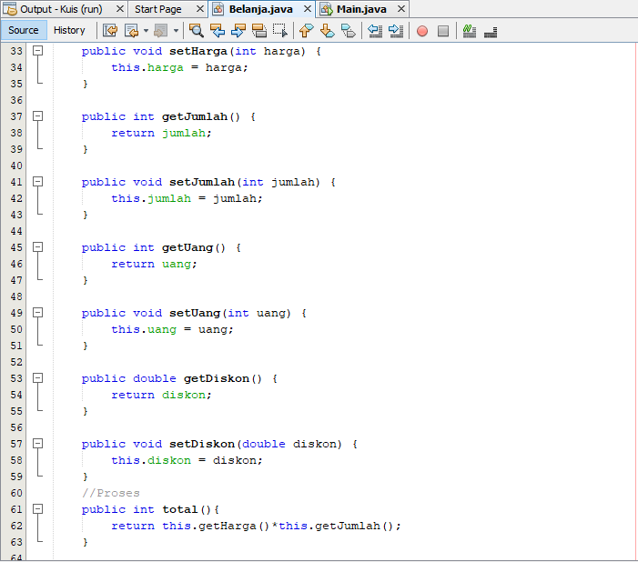 Coding Java Menggunakan Netbeans: Coding Java Struk Belanja Menggunakan ...