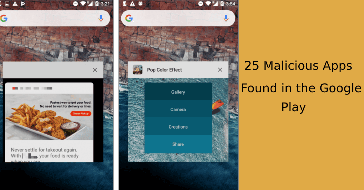 25 Malicious Apps with Over 2.1 Million Downloads in the Google Play