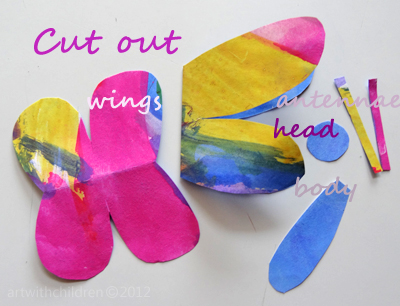 Cut and paste - Butterflies