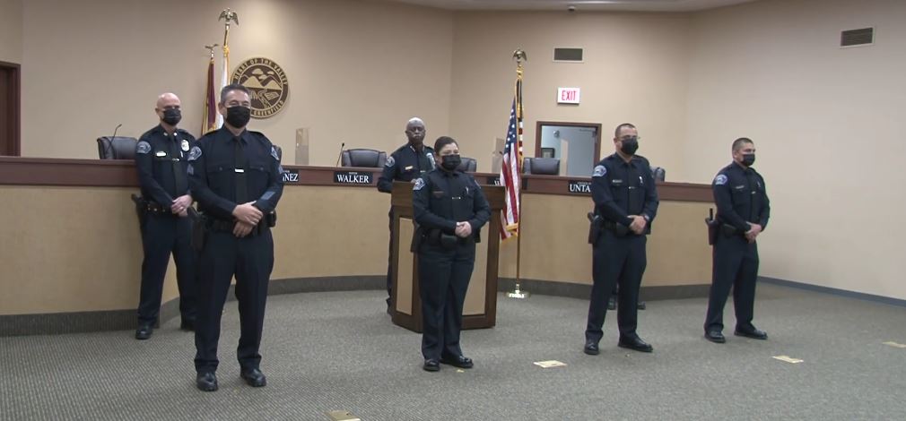 New Greenfield Police Officers Sworn In
