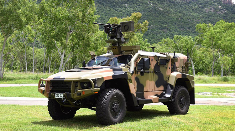 DEFENSE STUDIES: Defence Trials Hawkei with Remote Weapon Stations