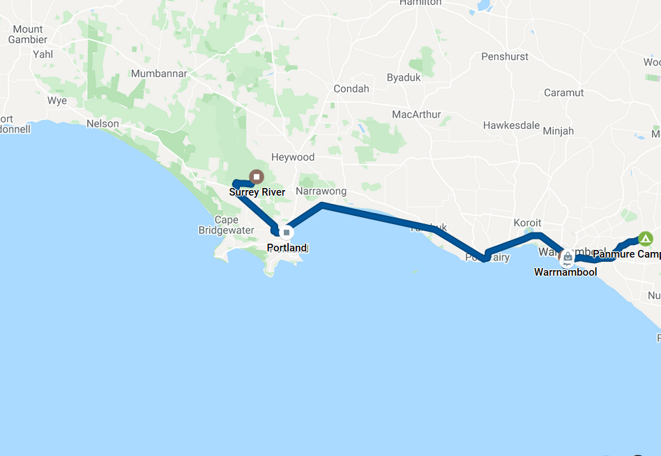The Roaming 5: Day 14 - 15 - Cobboboonee National Park to Panmure via ...