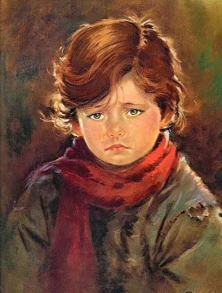 the crying boy giovanni bragolin