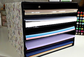 Positively papercraft: EASY 12 x 12" Paper Storage Tutorial