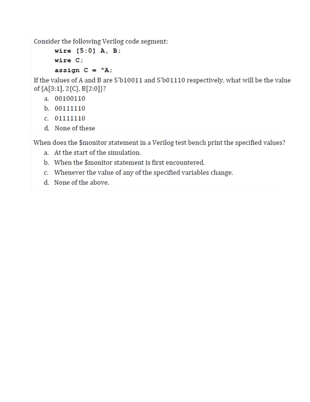 Verilog HDL: Assignment 2: ~ ENGINEERING TECHNICAL HUB Verilog HDL: Assignment 2: ~ ENGINEERING TECHNICAL HUB