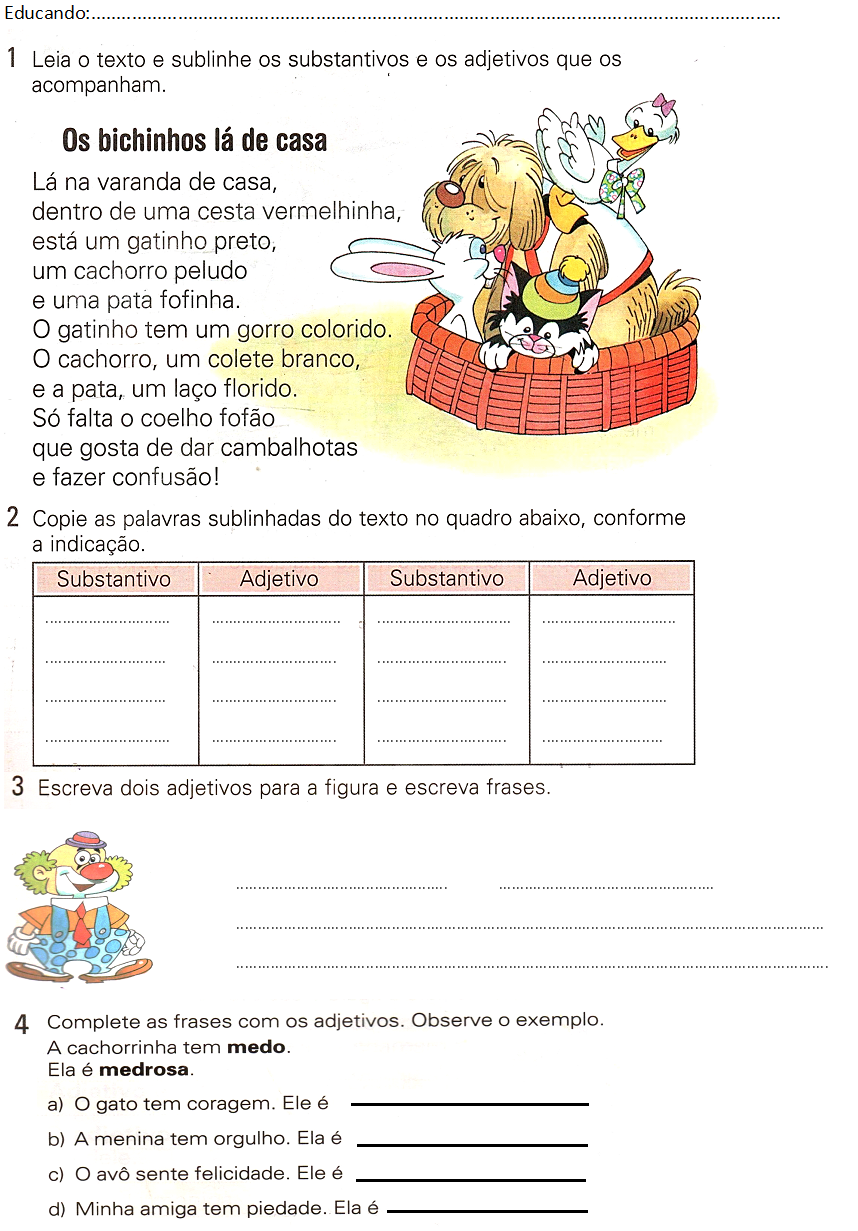 Texto Para Trabalhar Substantivos Com Interpretação 5 Ano - ROAREDU Texto Para Trabalhar Substantivos Com Interpretação 5 Ano - ROAREDU