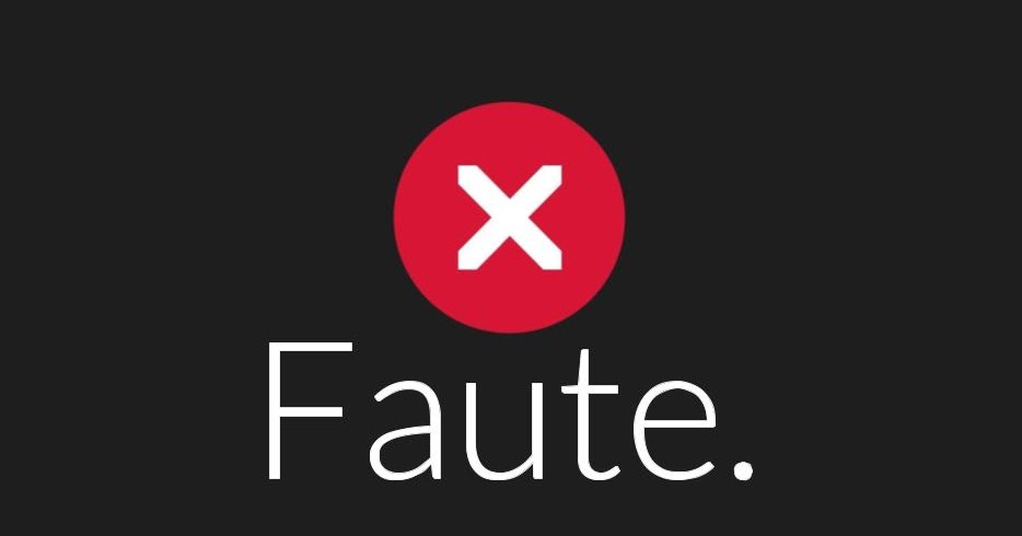 Citations sur fautes | Poèmes & Poésies
