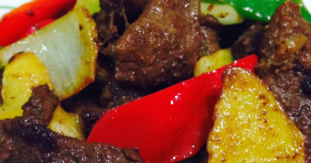 Cik Wan Kitchen: Daging Goreng Halia Magic Pan