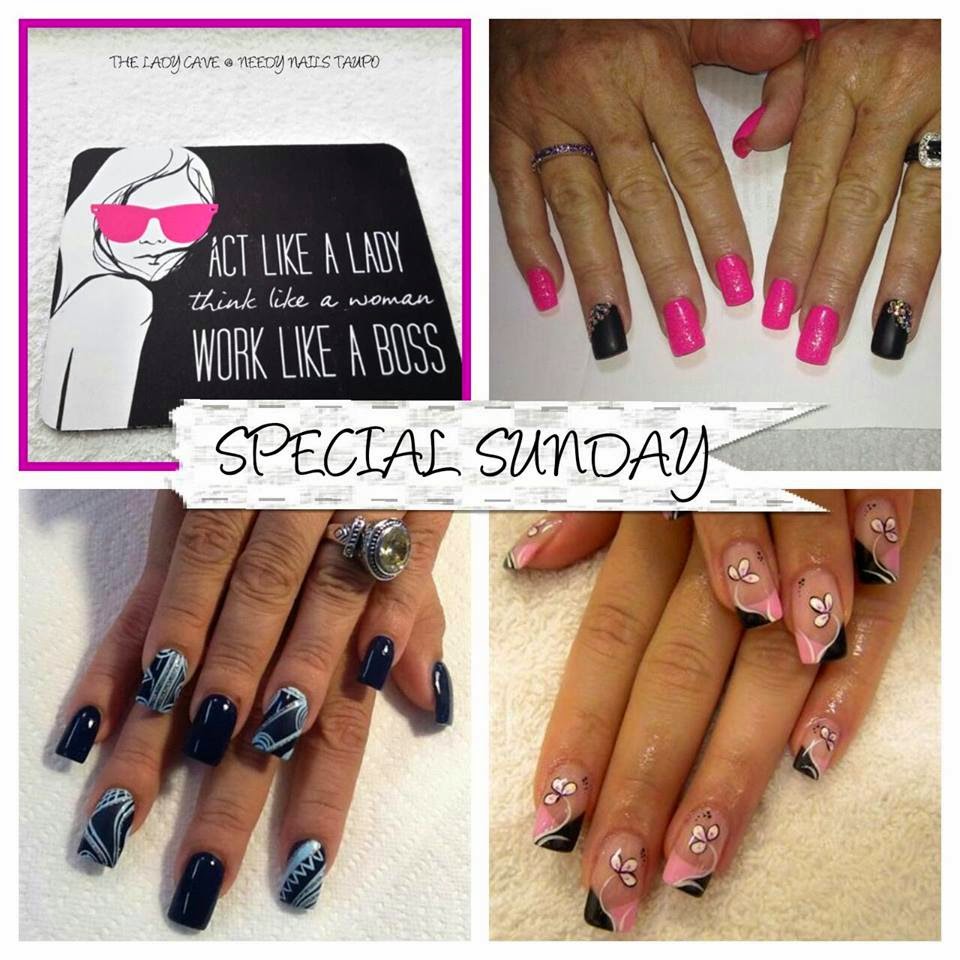 Acrylic extensions, acrylics and Shellac | Needy Nails Taupo | Acrylics ...