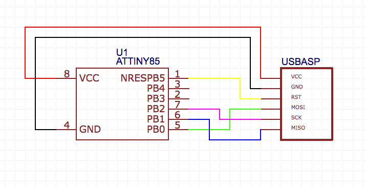 Web Applications Freelancer: Micronucleus no Attiny85 com USBAsp