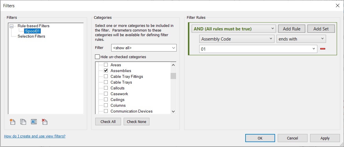 Spool Drawing creation in Revit