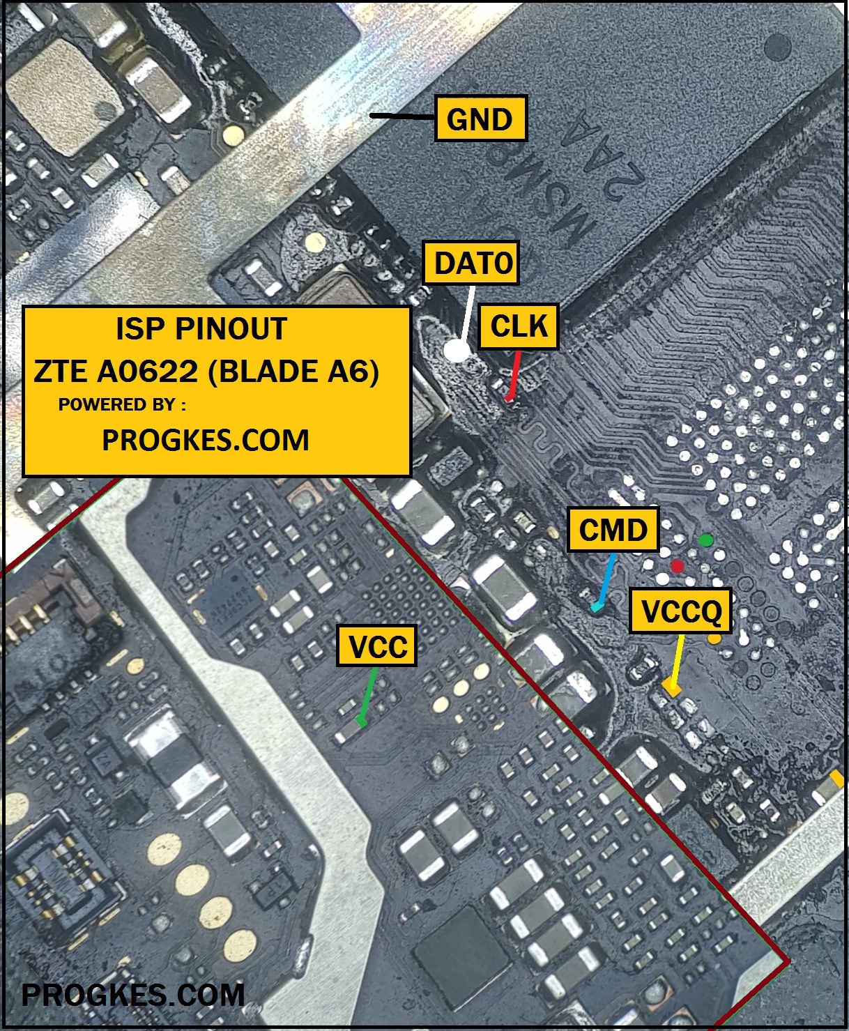 MEDIA CARE TELEKOMUNIKASI INDONESIA: ISP PINOUT ZTE A0622 (BLADE A6)
