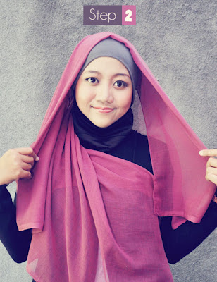 How to Wear Paris Hijab rectangular - UPHiL n RAGHieL
