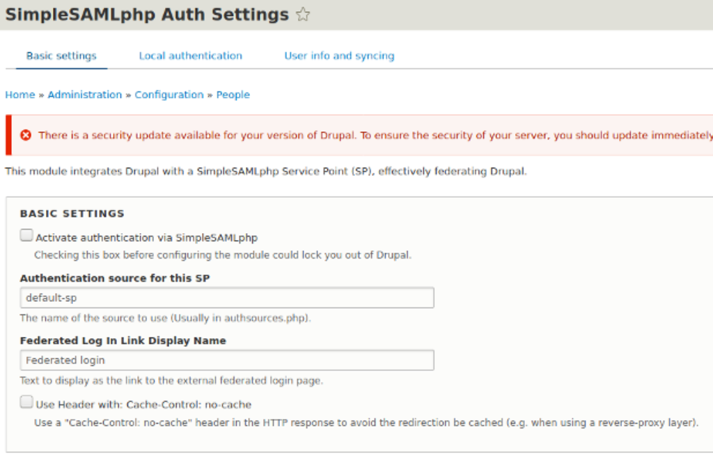 Configuring Simplesamlphp With Drupal 8 6035
