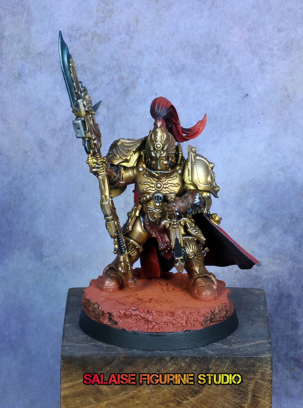 [Painting commission] Custodes et night lord, tabletop
