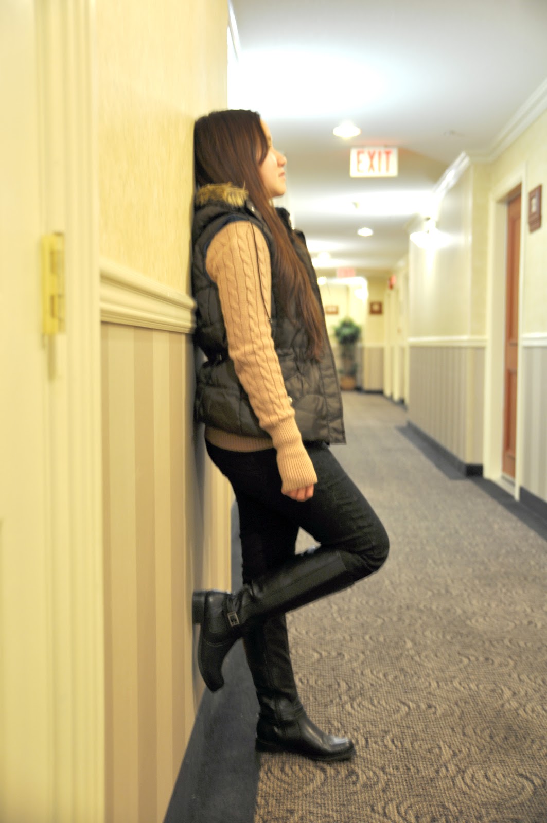 Cheeky Petite: OOTD: Riding boots