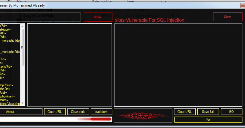 Sql Injection Scanner By Mohammed Alsaady 2019