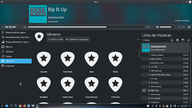 Player Elisa chega ao Debian Testing