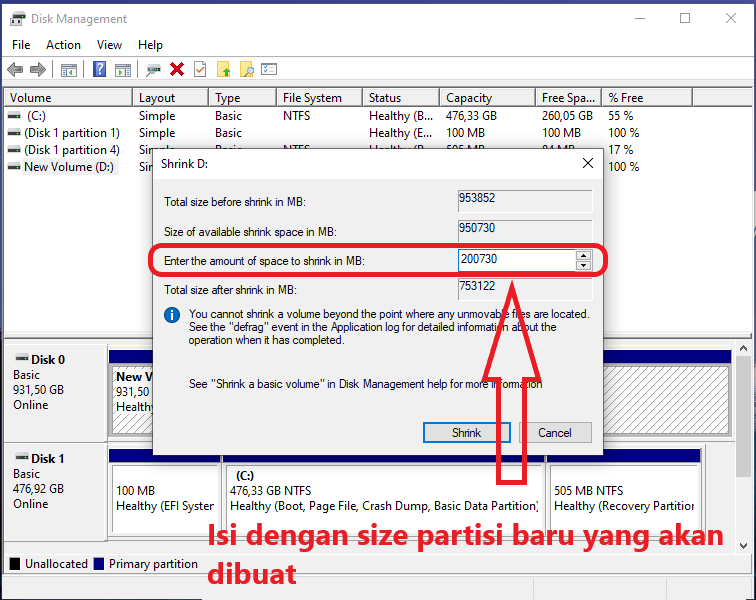 Inilah, Cara Membuat Partisi Baru Di Windows 10 - InfoinLagi - Berbagi ...