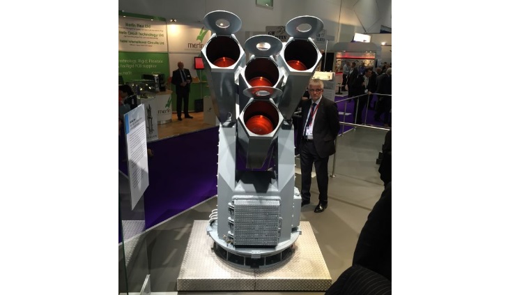 German Rheinmetall shows off 80 kilowatt naval combat laser with four ...