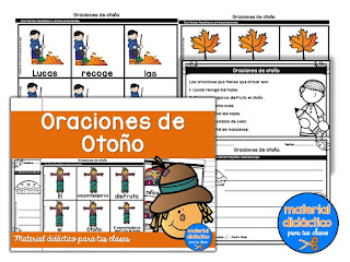 Las Oraciones de Otoño - Material Didactico para tus clases