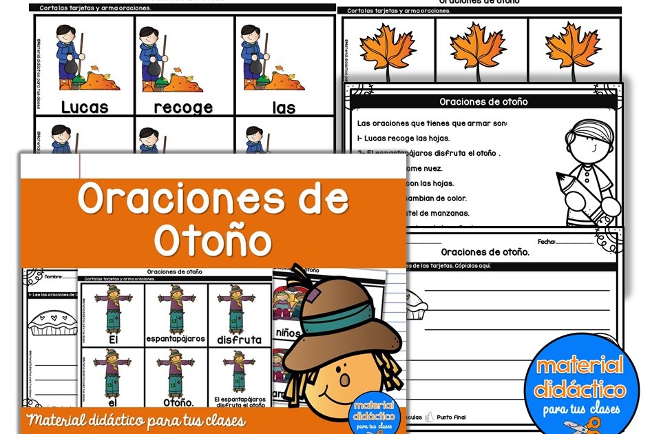 Las Oraciones de Otoño - Material Didactico para tus clases