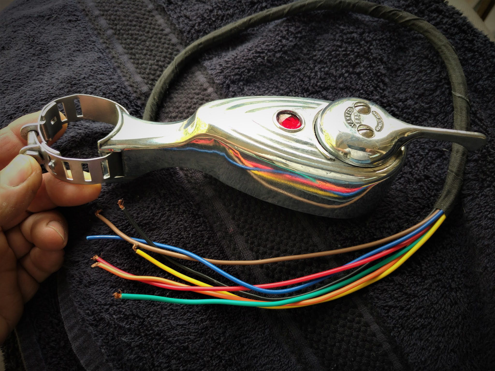 YANKEE 960 TURN SIGNAL SWITCH 7 WIRE CONVERSION FOR SALE and NOS switch ...
