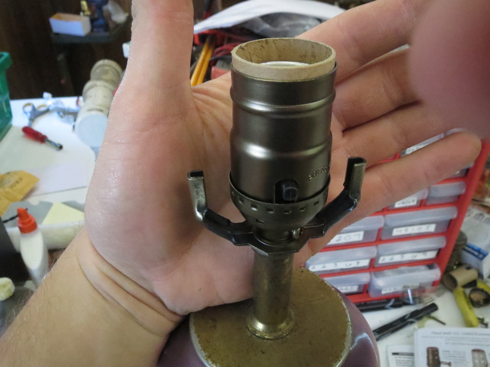 Lamp Parts and Repair | Lamp Doctor: Porcelain Table Lamp Socket Repair