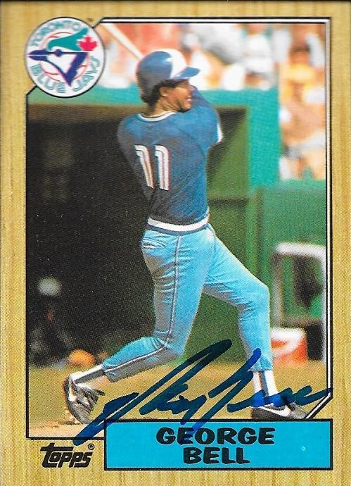 foul bunt: TTM Success - George Bell
