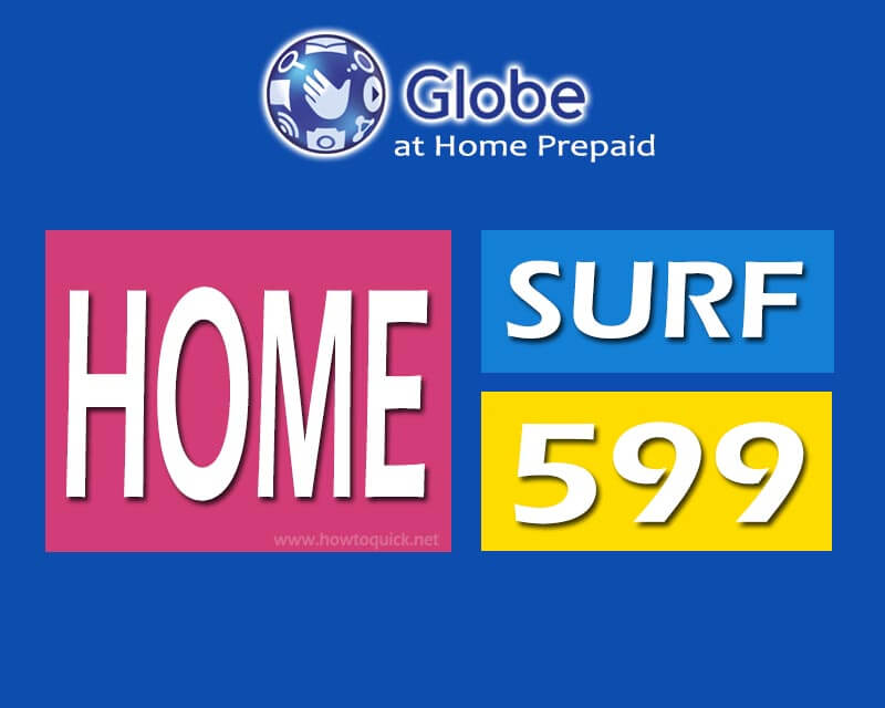 Globe Homesurf 599 - 75GB of Data in total for 15 Days