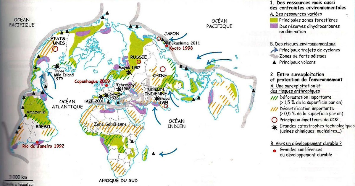 Histoire Géographie et Géopolitique du Monde Contemporain 1ECS: Cartes ...