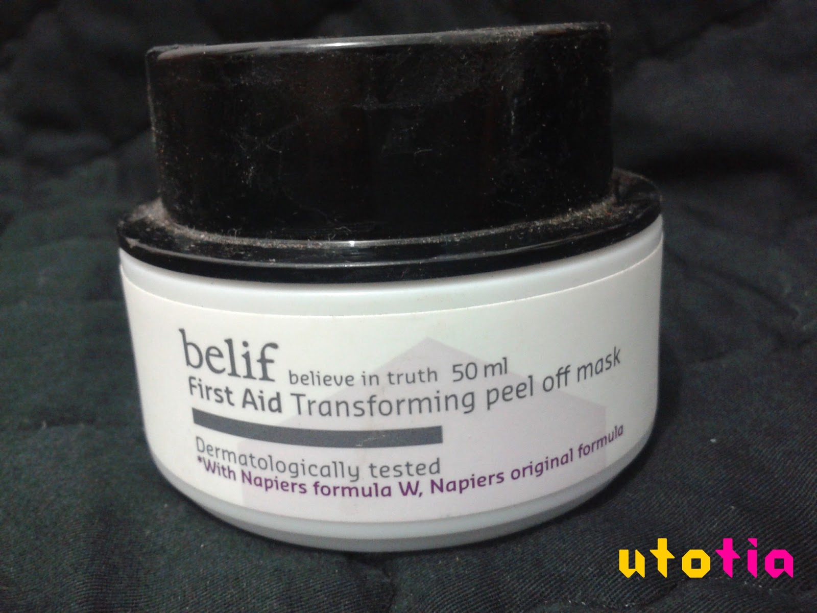 Belif First Aid Transforming peel off mask | utoTIA Blog