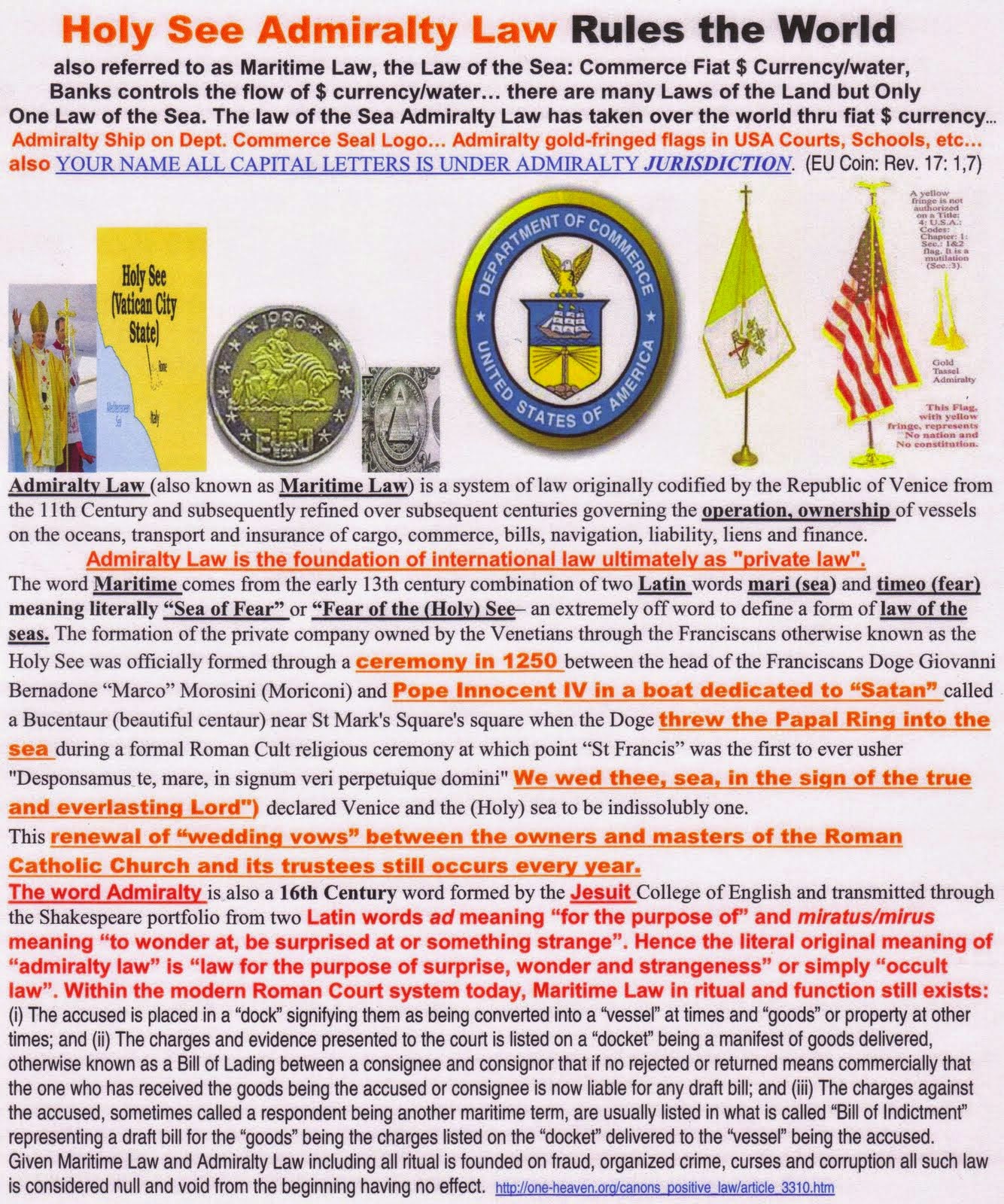 Admiralty Law Symbols