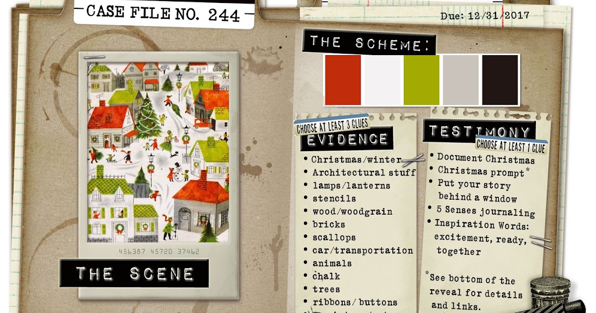 Little Scraps of Magic: Bestie in a Box {CSI Case File No. 244}