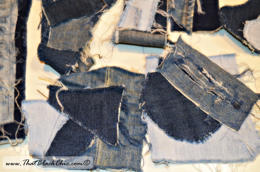 DIY TIME: Distressed denim DIY fold-over clutch [inspired by YouTuber ...