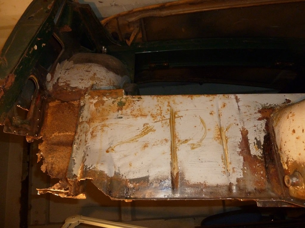 MG Midget 1965 MKII Restoration Project: Rear Bulkhead Repair