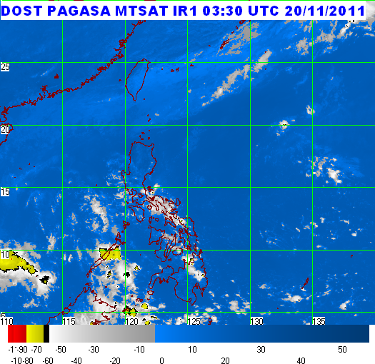 Weather Forecast Philippines Today - 11.20.11 AM
